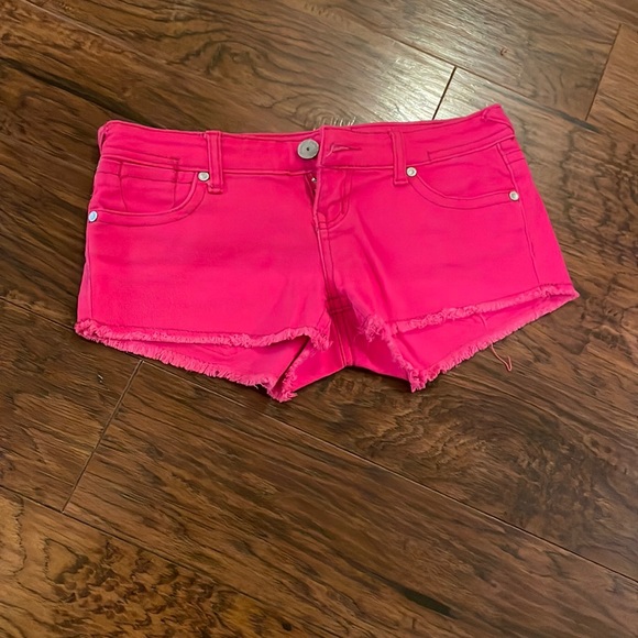 Almost Famous | Shorts | Hot Pink Denim Shorts | Poshmark